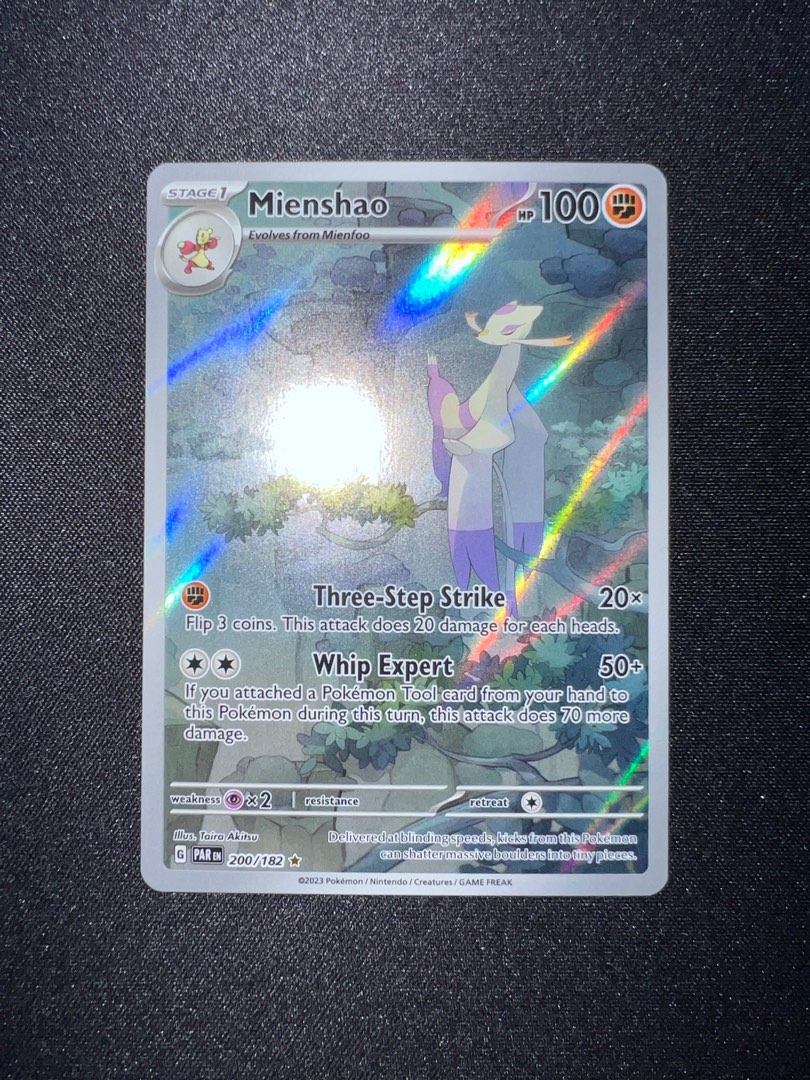 2023 Pokemon Paradox Rift Mienshao Illustration Rare FA 200/182 ...