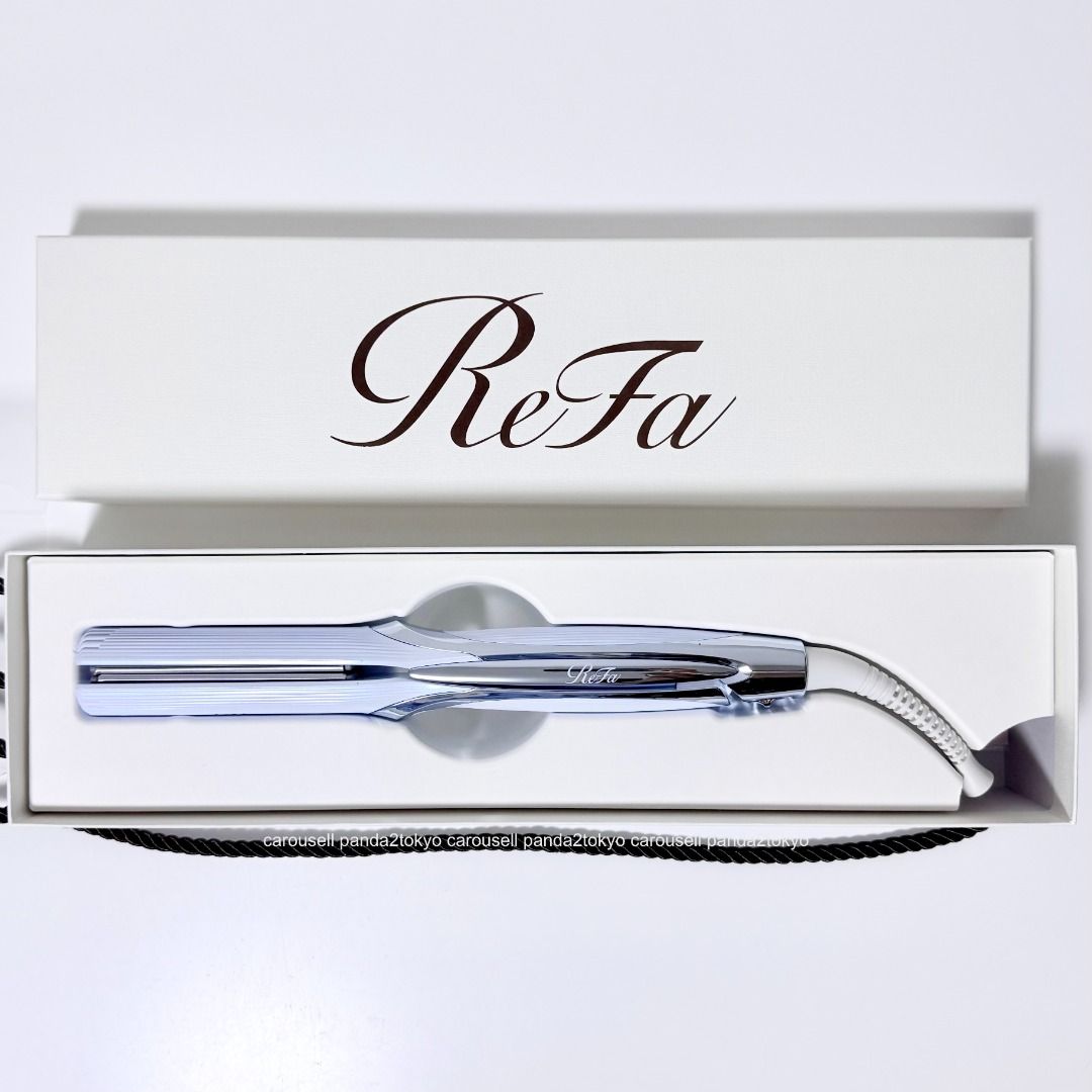 [全場最平 現貨 2025最新 日本官網正貨 國際電壓 全新未使用 一年原廠保養] ReFa 黎珐 STRAIGHT IRON PRO 日本 智能 控溫水潤 直髮夾 捲髮夾 直髮器 珍珠白色 ...