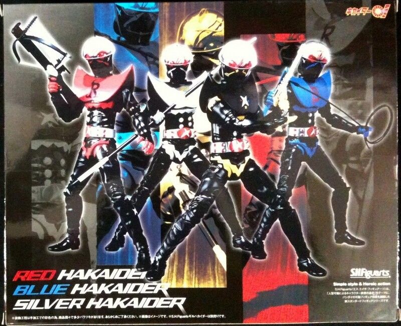 全新日版未開封 電腦奇俠 Bandai SH Figuarts Red and Blue and Silver Hakaider 3 ...