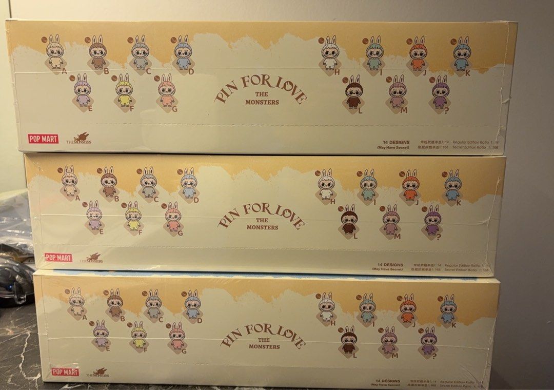 💖 Labubu V4 – Pin for Love Series (A–M) 💖, Hobbies & Toys, Toys & Games ...