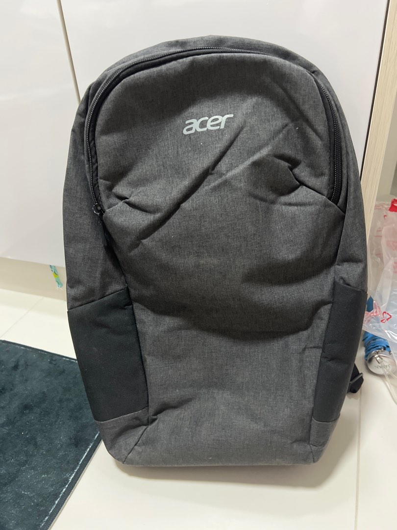 acer grey laptop backpack, Men's Fashion, Bags, Backpacks on Carousell