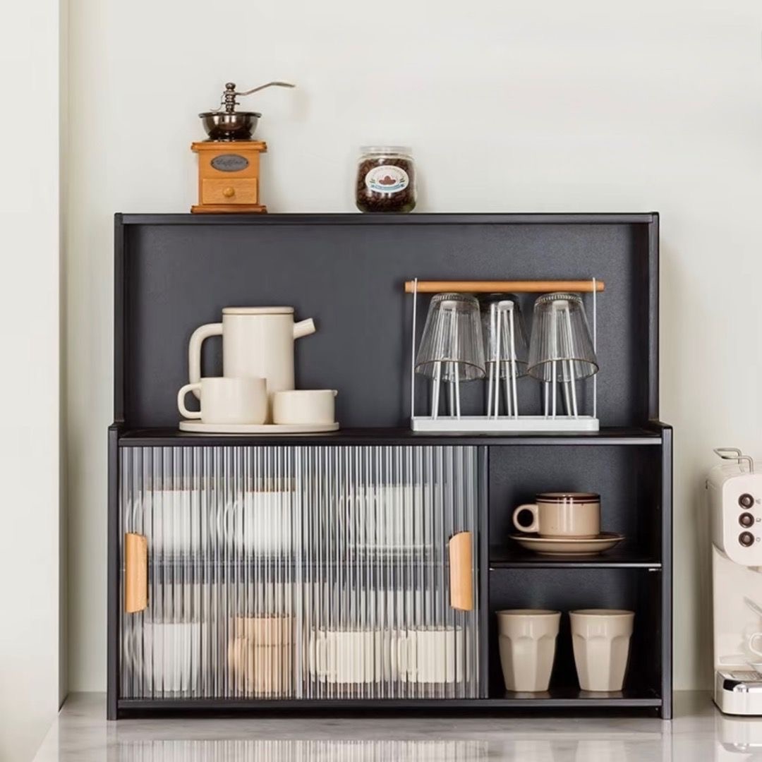Acrylic Door Display Cabinet | Kitchen Display Cabinet With Shelf ...