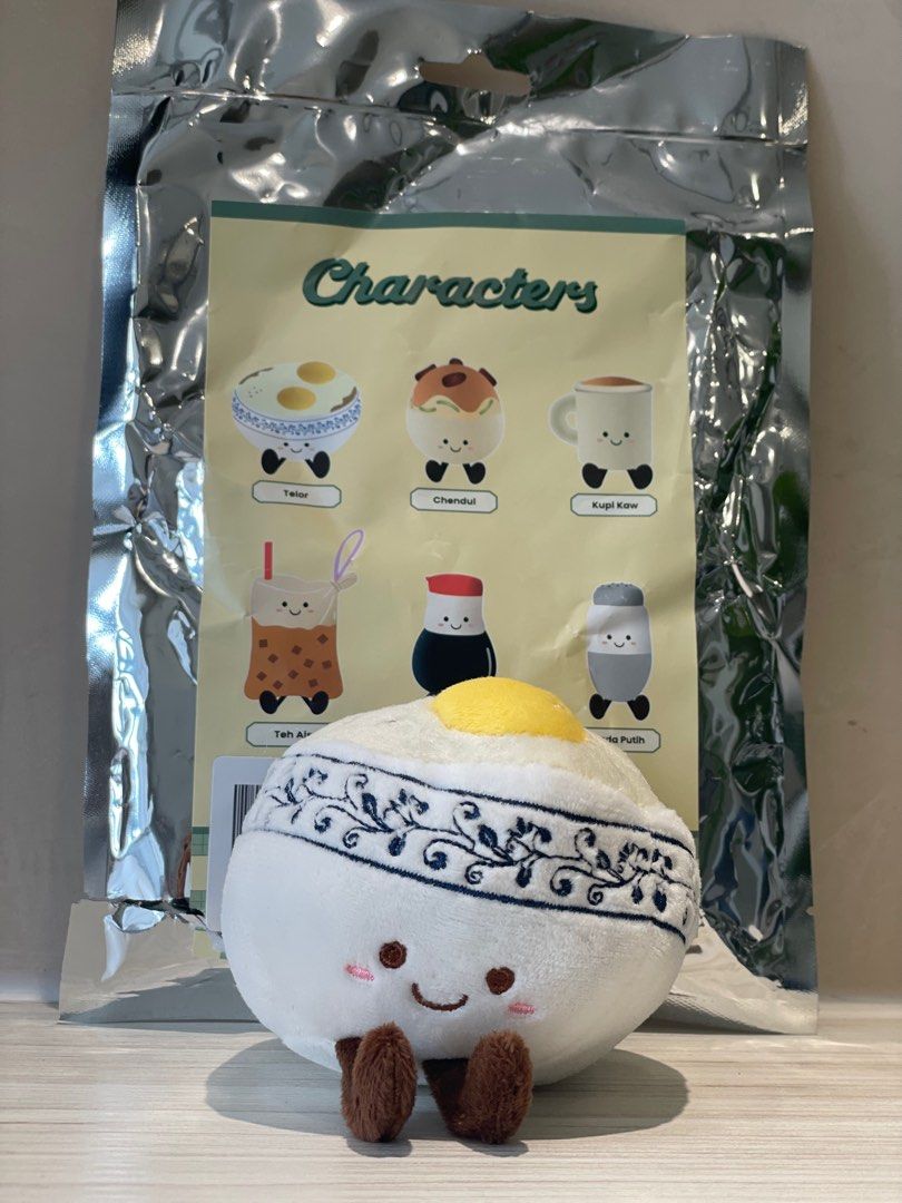 Aeon Merdeka Plushie - Telur, Hobbies & Toys, Toys & Games on Carousell