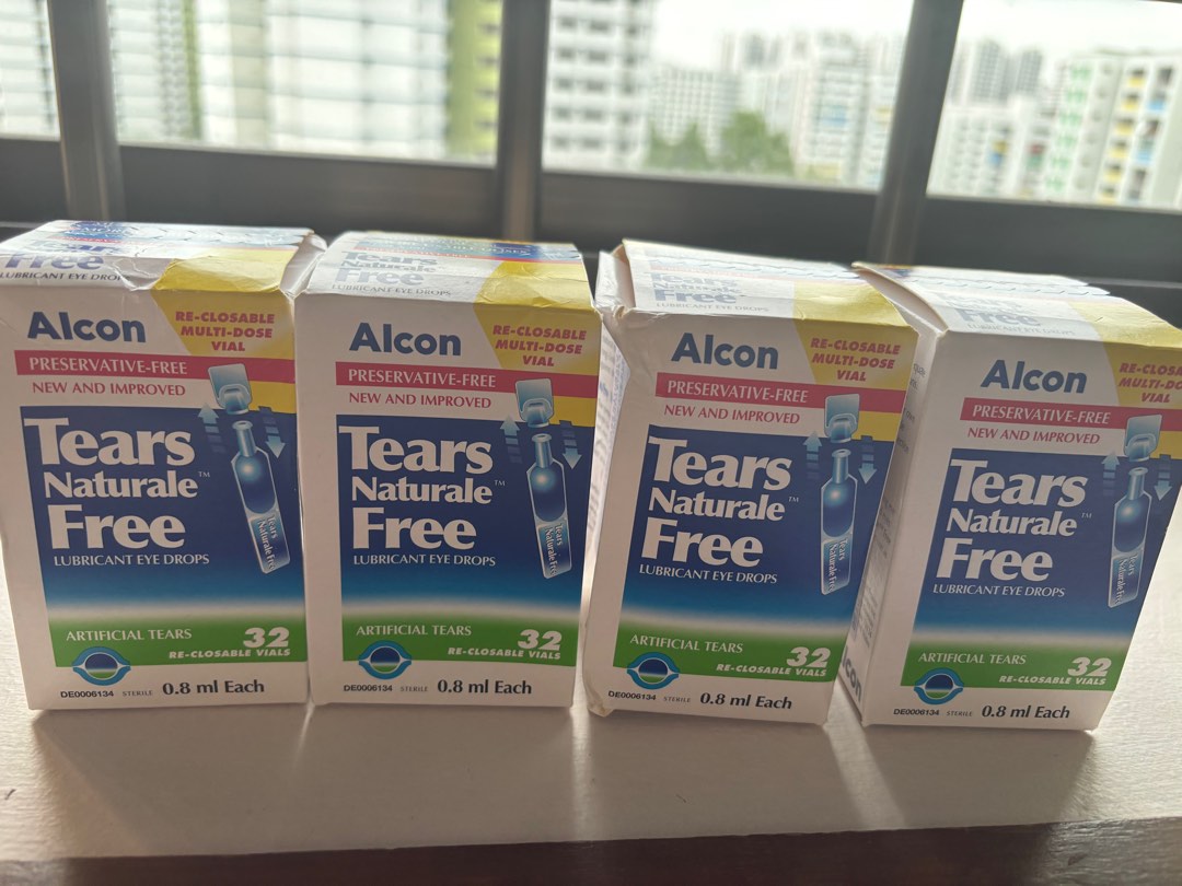 Alcon Tears Naturale Free Lubricant Eye Drops, Beauty & Personal Care ...