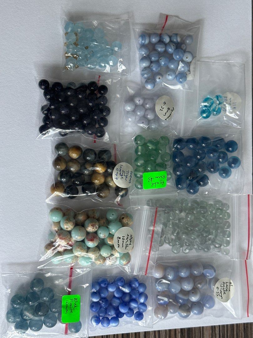 Assorted Beads - Various Colors and Sizes, Hobbies & Toys, Stationery ...