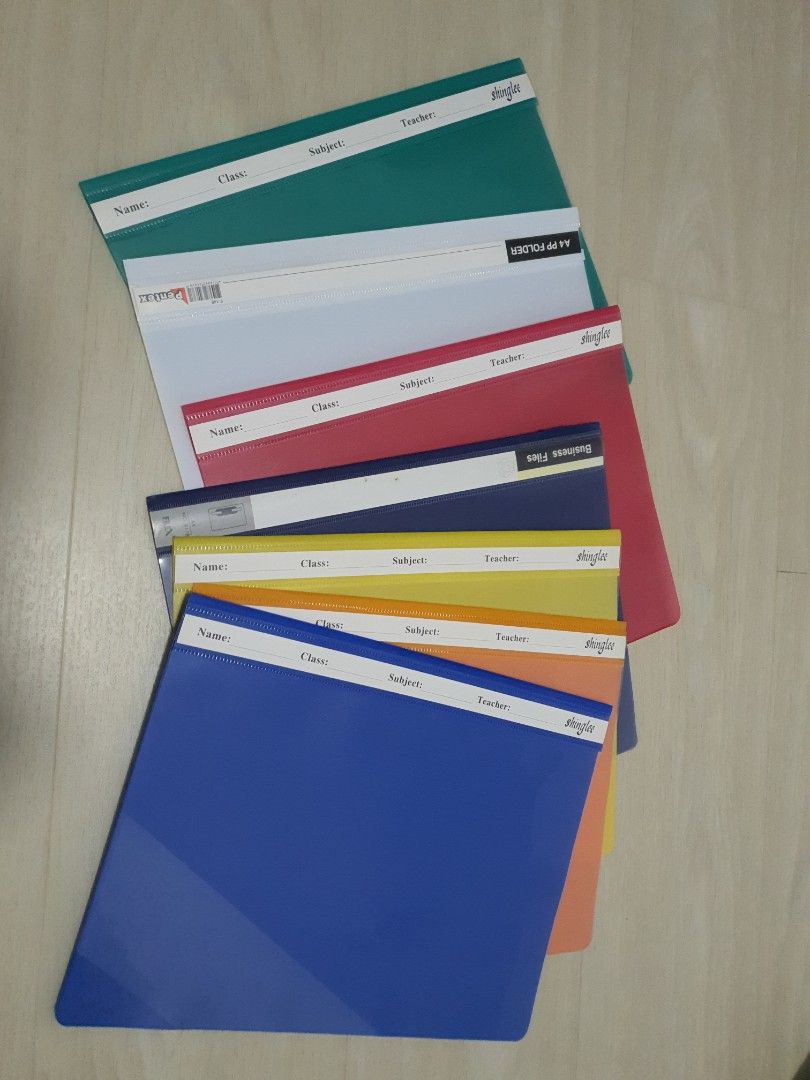 Assorted Color File Folders, Hobbies & Toys, Stationery & Craft ...