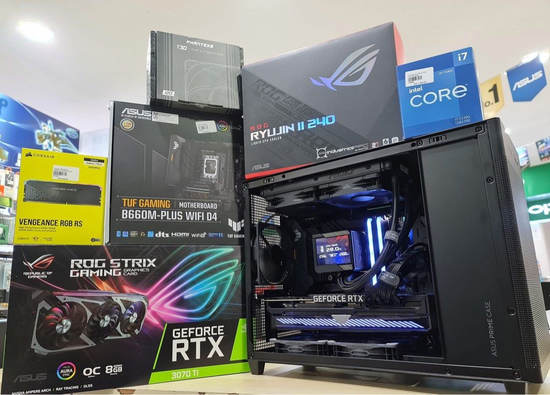 Asus Gaming PC (i7-12700 | 16GB Ram | RTX3070ti | 1TB SSD x2 ...