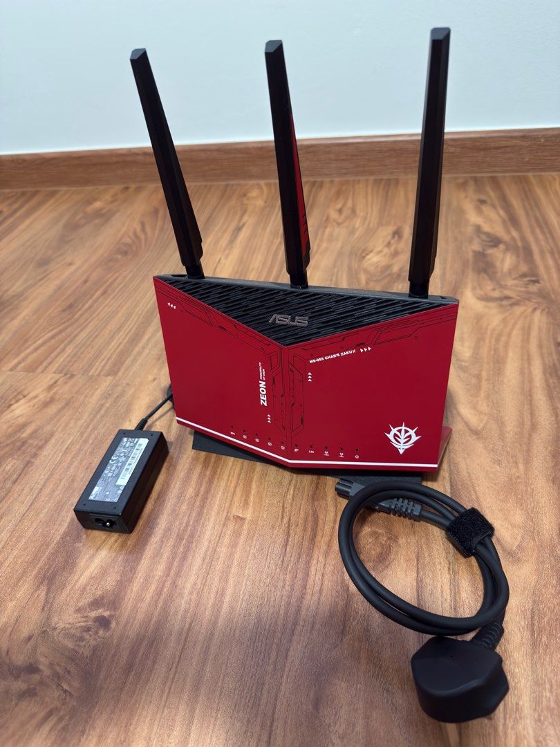 ASUS RT-AX86U Gundam Edition Router (Zaku), Computers & Tech, Parts ...