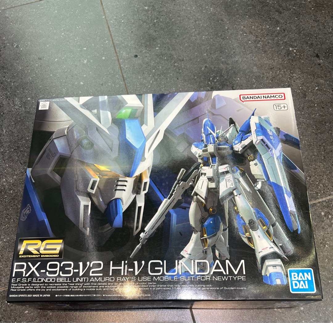 Bandai RG 1/144 RX-93-v2 Hi-v Gundam Model Kit, Hobbies & Toys, Toys ...