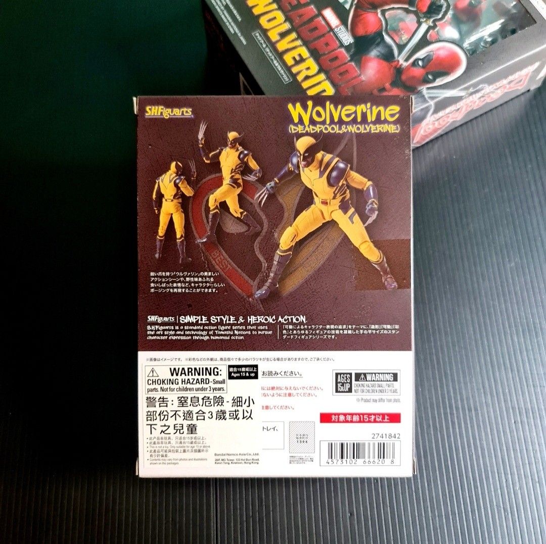 Bandai S.H.Figuarts Deadpool & Wolverine Movie Wolverine SHFiguarts SHF ...