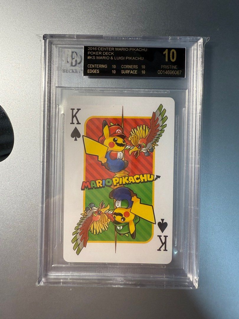 BGS Pristine 10 Black Label Pikachu Mario Luigi Hooh Ho-oh Pokemon ...