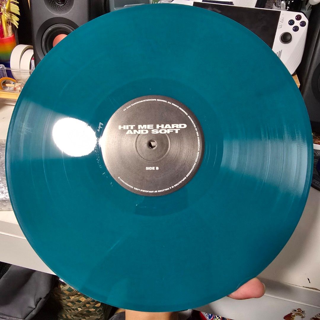 Billie Eilish - Hit Me Hard and Soft Vinyl Record Sea Blue, Hobbies ...
