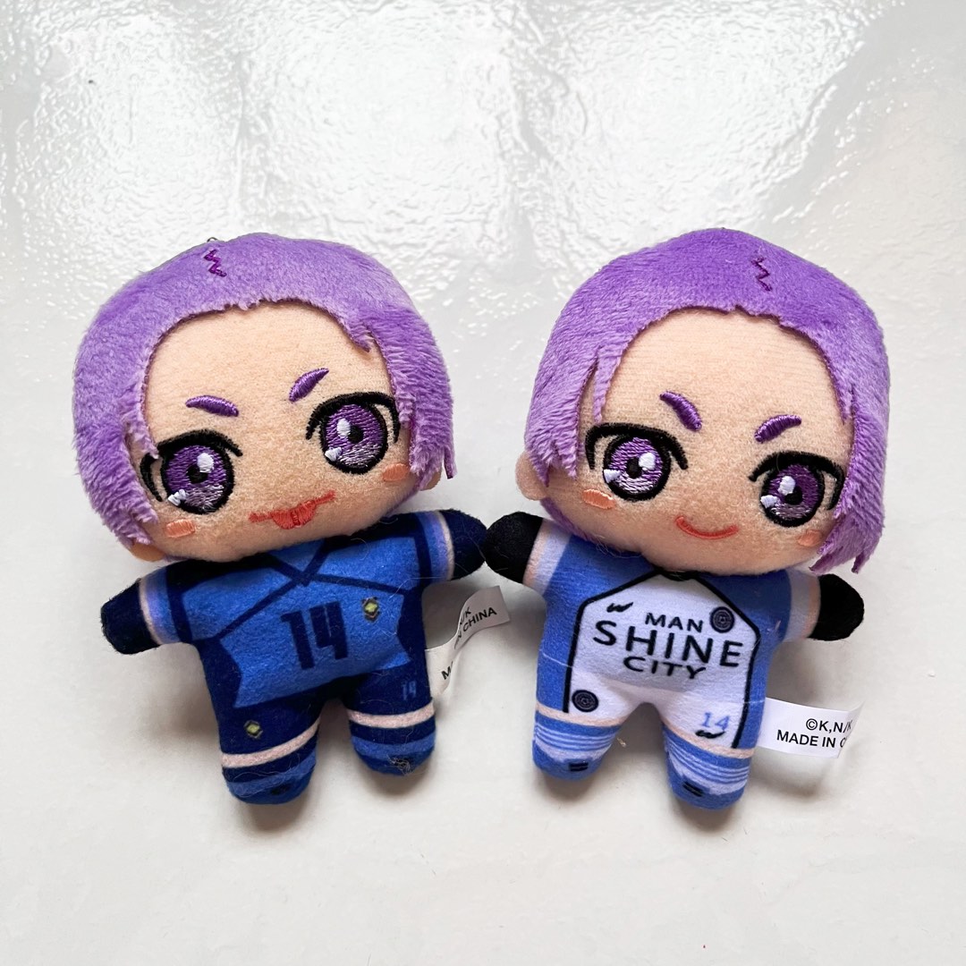 Blue Lock Exhibition Mikage Reo Plush Mascot Vol 1 and 2, Hobbies ...