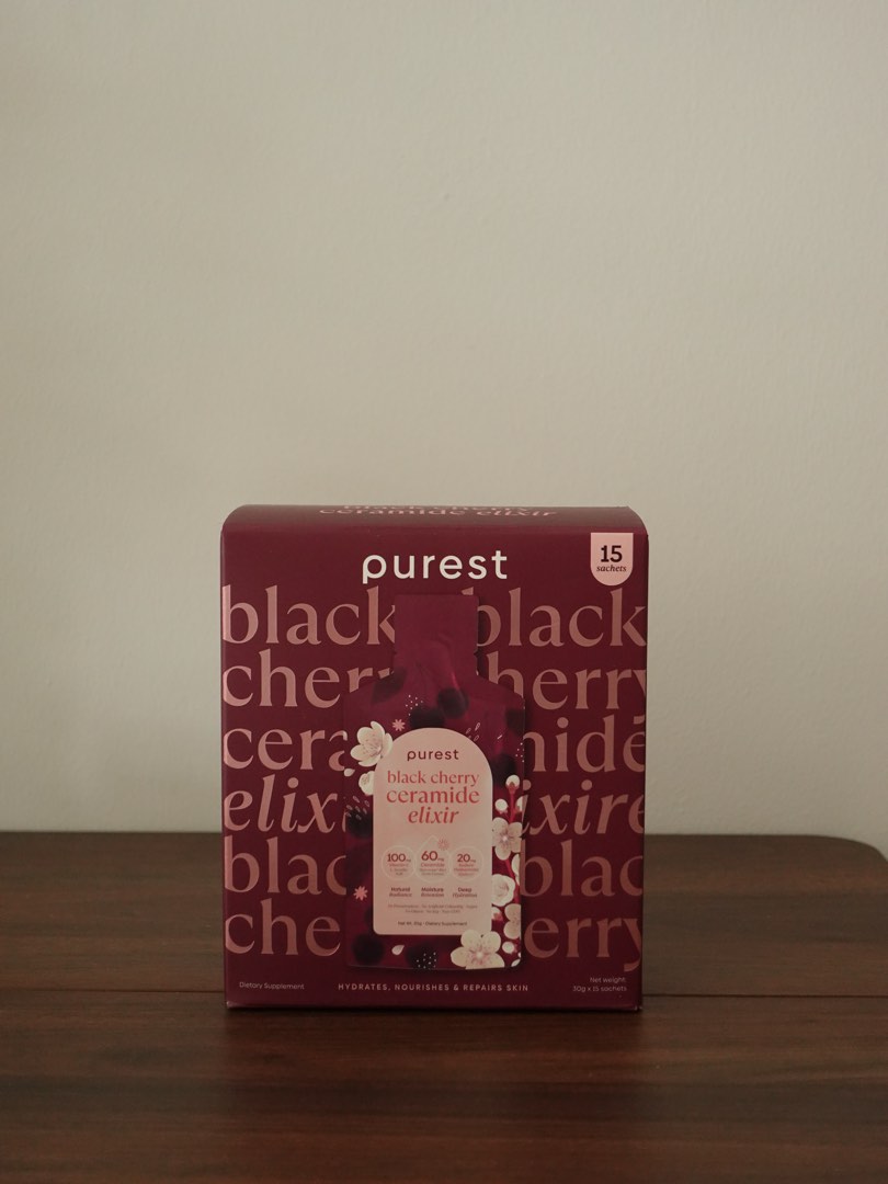 BRAND NEW Purest Co Black Cherry Ceramide Elixir - 15 Sachets, Health ...
