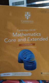 Cambridge IGCSE Mathematics (Maths) Core and Extended Coursebook (2nd ...