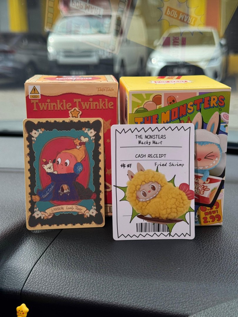 [Combo] Popmart Labubu Wacky Mart - Fried Shrimp & Twinkle Twinkle The ...