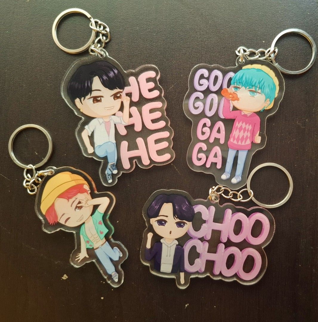 Cute Saja Boys Kpop Demon Hunters Keychain B2B, Hobbies & Toys ...