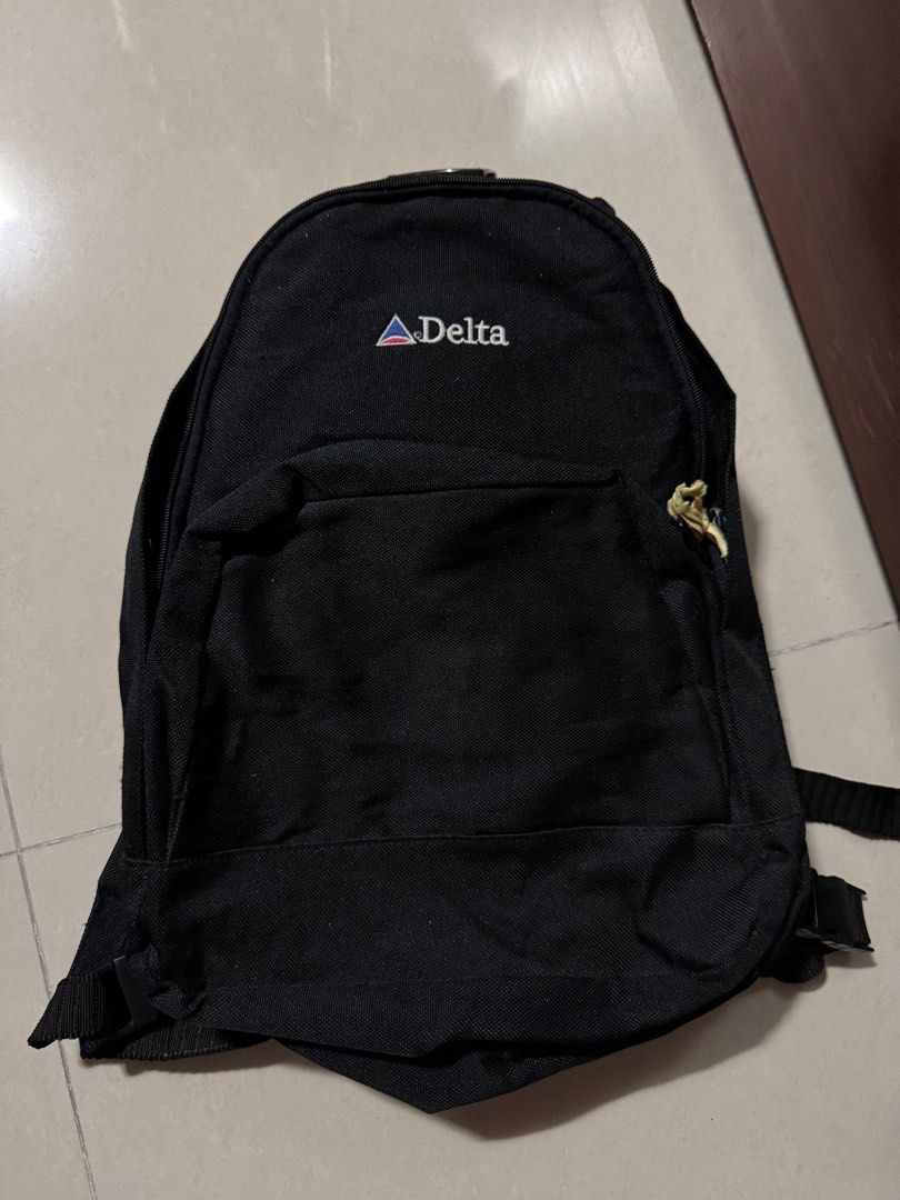 Delta Black Backpack foldable duffel travel bag convertible, Men's ...