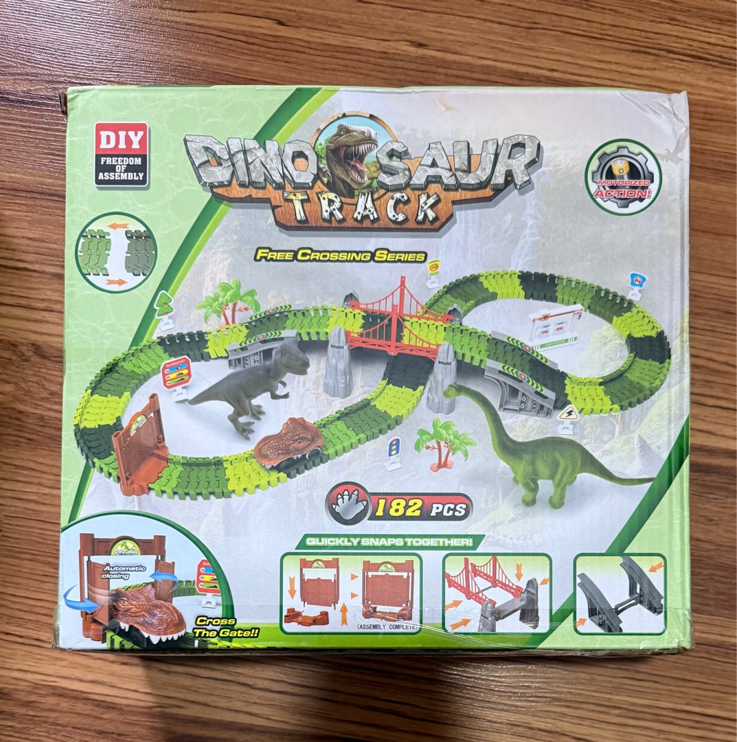 Dinosaur Track Set - 182 Pieces, Hobbies & Toys, Toys & Games on Carousell