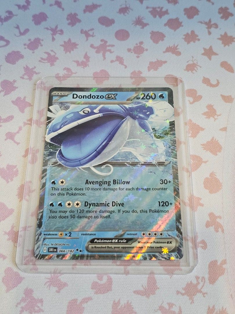 Dondozo EX (Destined Rivals), Hobbies & Toys, Toys & Games on Carousell