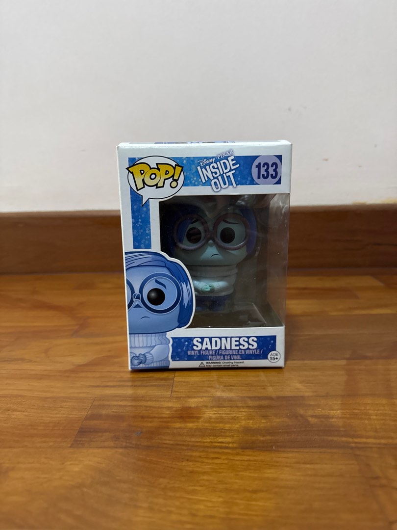 Funko Pop! Inside Out Sadness #133, Hobbies & Toys, Toys & Games on ...