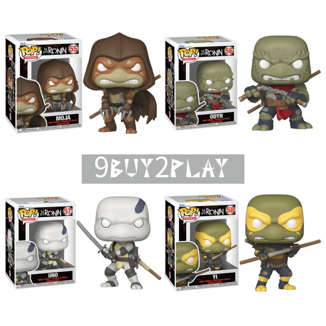 「新貨預訂」Funko pop Teenage Mutant Ninja Turtles The Last Ronin Moja Odyn Uno Yi 忍者龜 忍者神龜 最後的浪人, 興趣及 ...