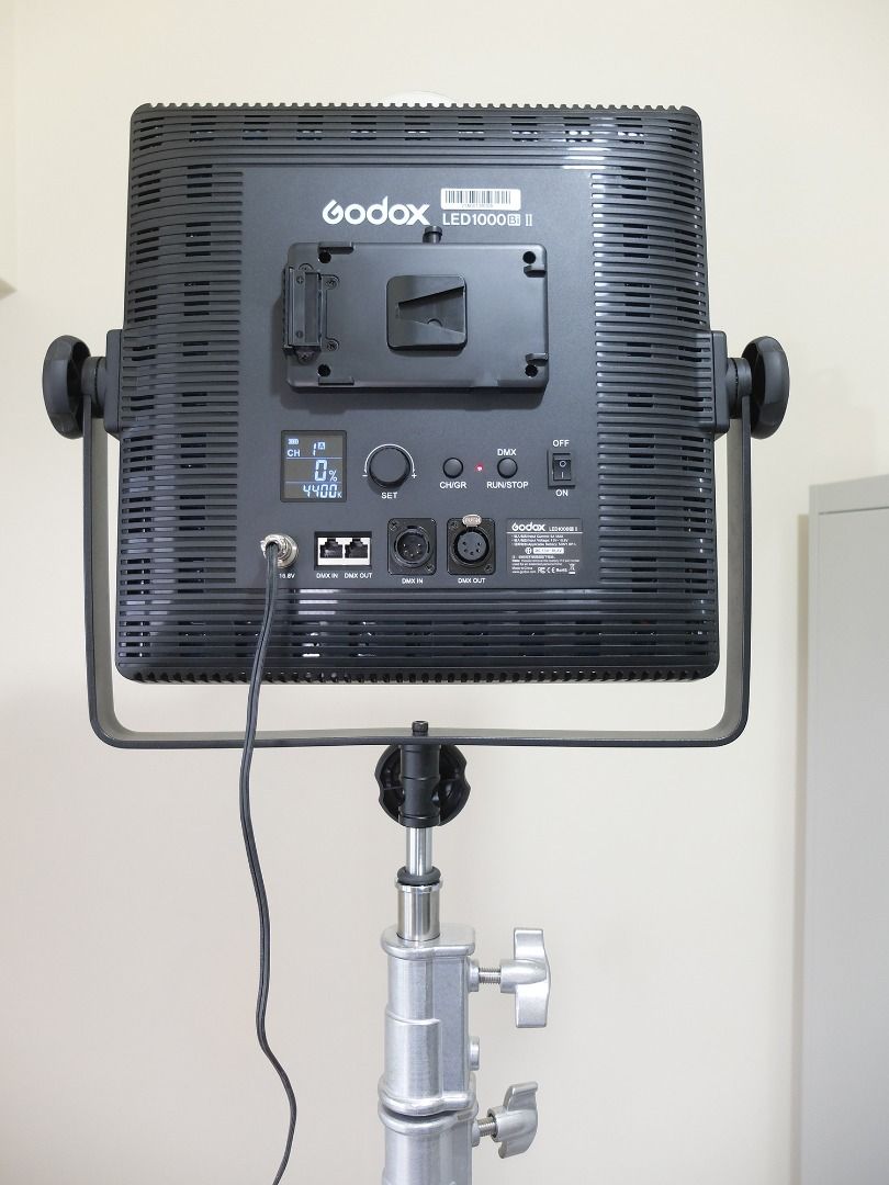 Godox Video Light LED1000Bi II LED Flat Panel. Bi-Color 3300-5600K, 70W ...