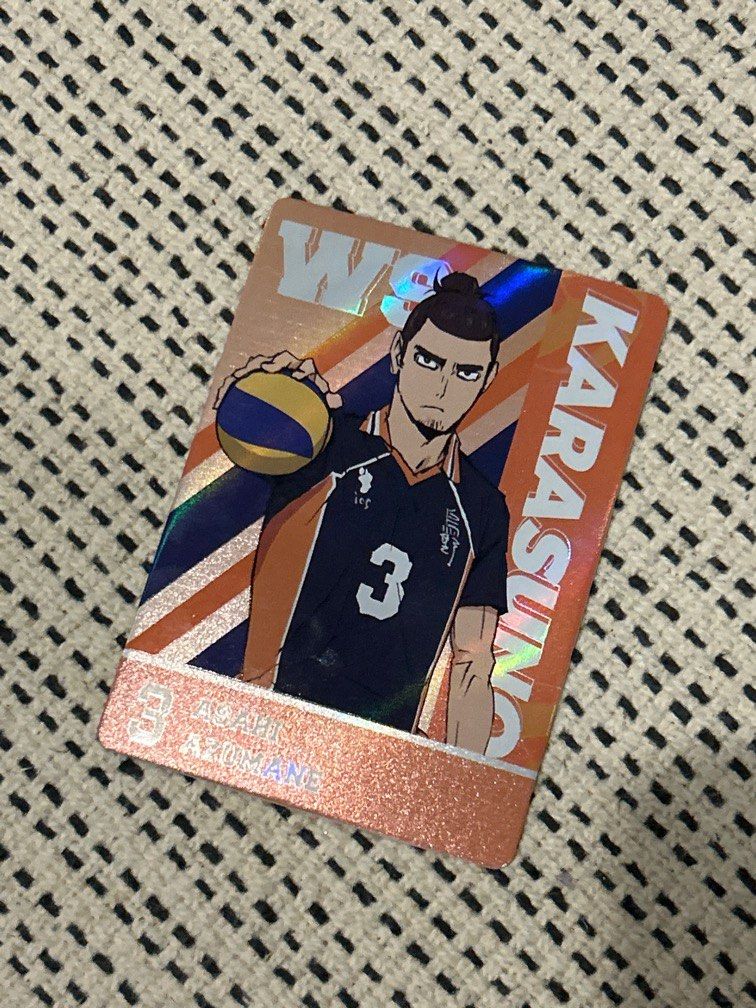 Haikyuu Kayou Karasuno Asahi Azumane Photo Card (Blind Pull - Unsealed ...