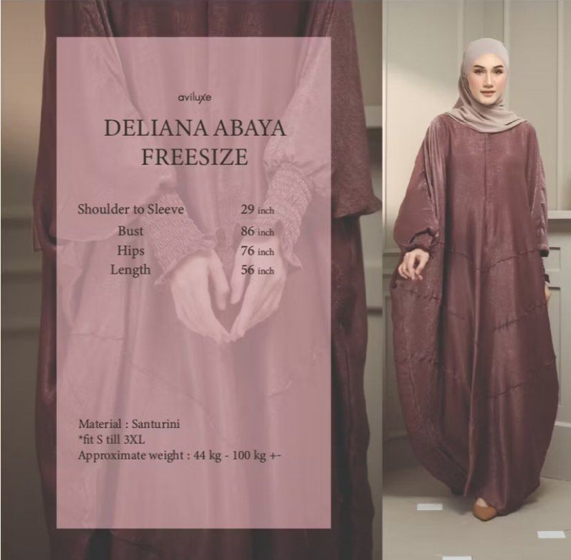 Deliana Jubah in White max 100kg, Women's Fashion, Muslimah Fashion ...