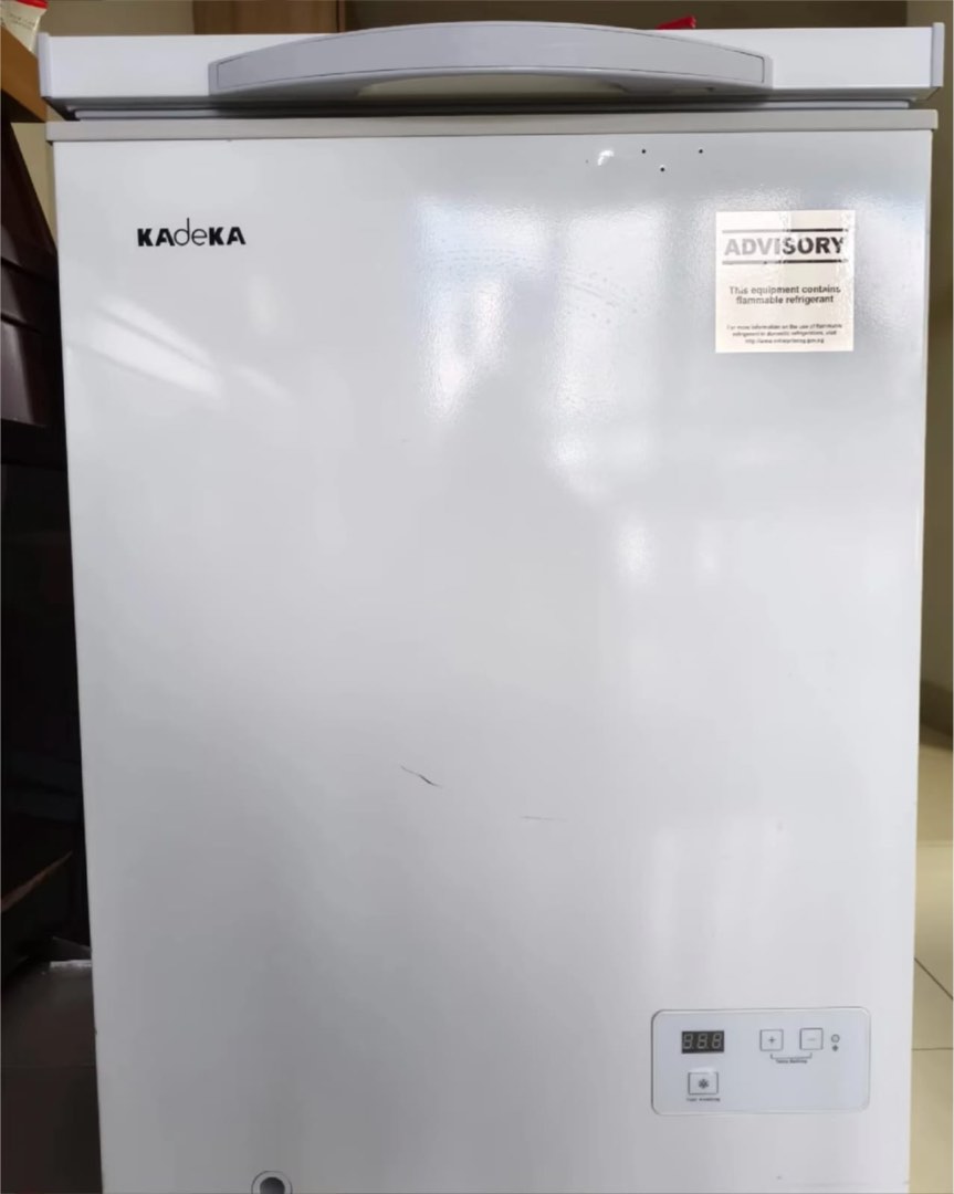 Kadeka Chest Freezer KCF-100X, TV & Home Appliances, Kitchen Appliances ...