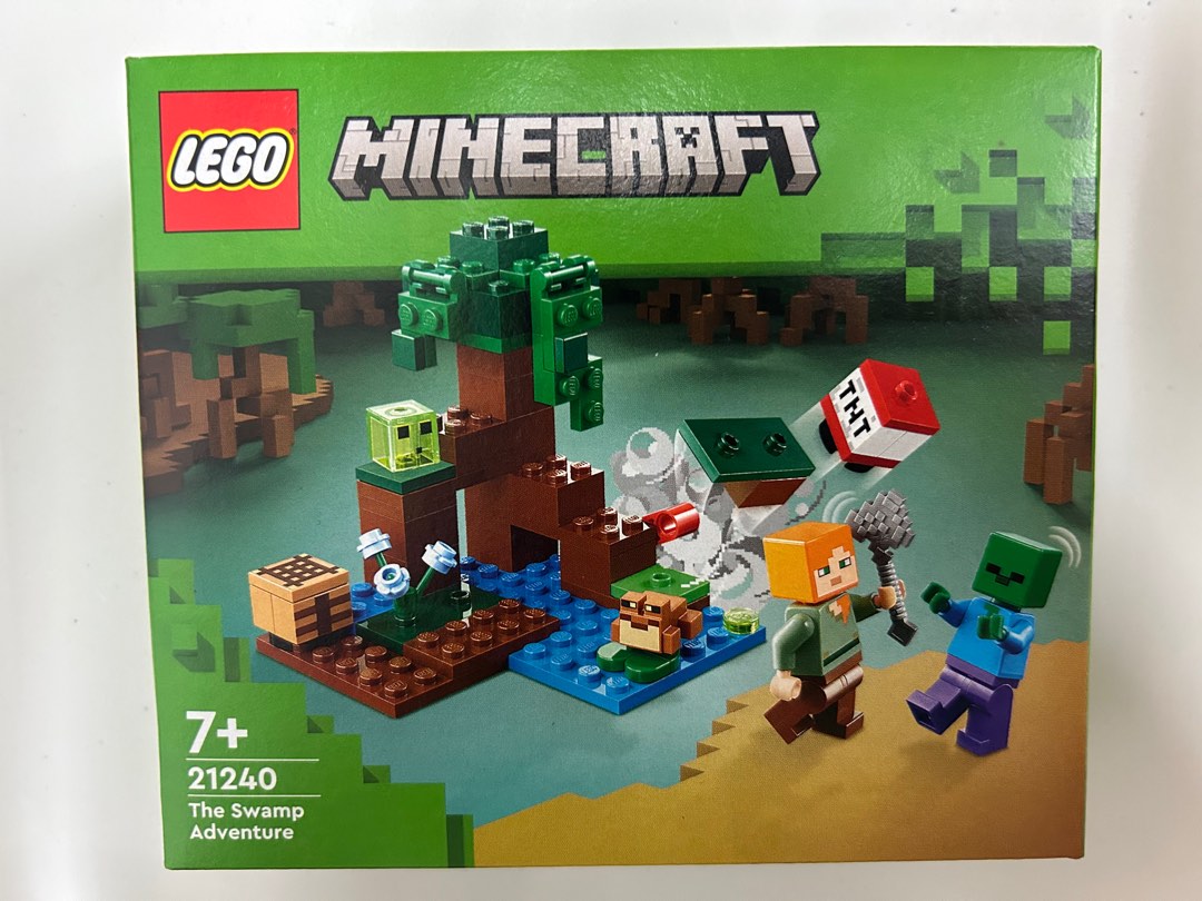 Lego Minecraft 21240 The Swamp Adventure 全新 樂高 積木, 興趣及遊戲, 玩具 & 遊戲類 ...