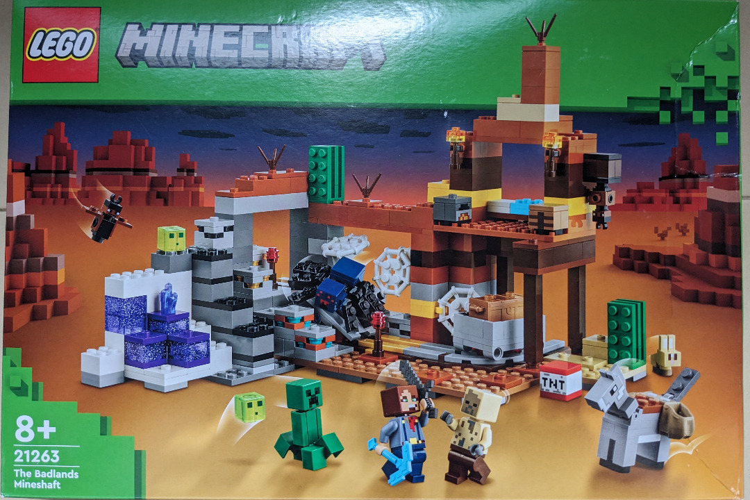 LEGO Minecraft 21263 The Badlands Mineshaft, Hobbies & Toys, Toys ...