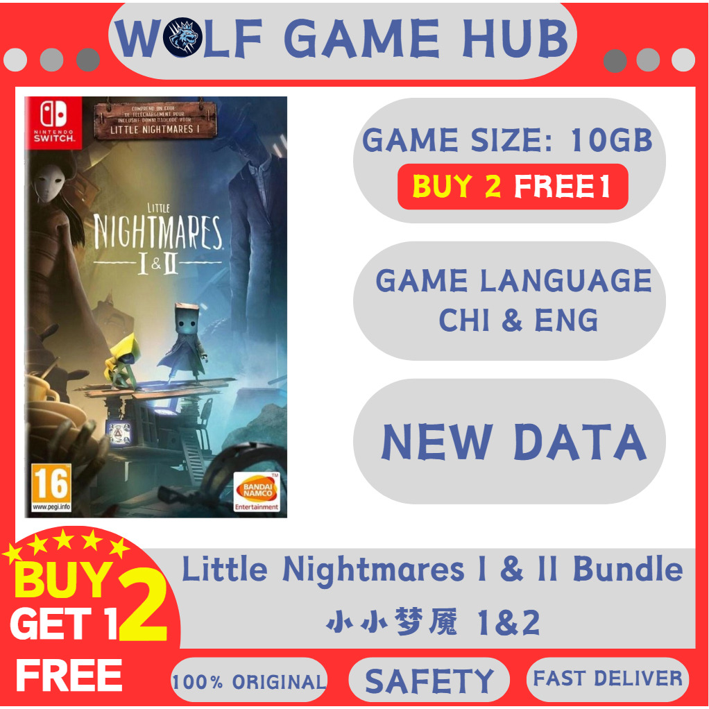 Little Nightmares I & II Bundle (Nintendo switch) Digital Game Download ...