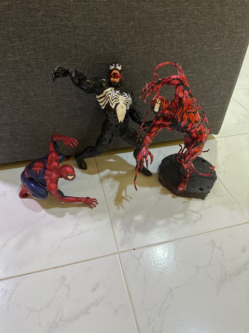 Marvel horizon model kit Set: Venom, Carnage, Spider-Man, Hobbies ...