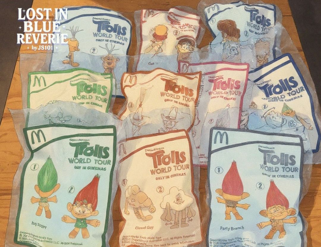 McDonald’s Trolls World Tour Happy Meal Toys – Complete Set (Lot of 10 ...