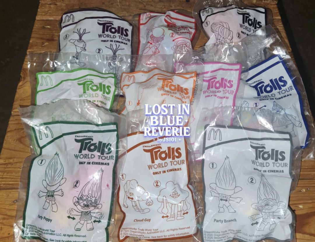 McDonald’s Trolls World Tour Happy Meal Toys – Complete Set (Lot of 10 ...