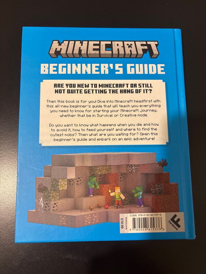 Minecraft Beginner's Guide Book, Hobbies & Toys, Books & Magazines, Children's Books on Carousell