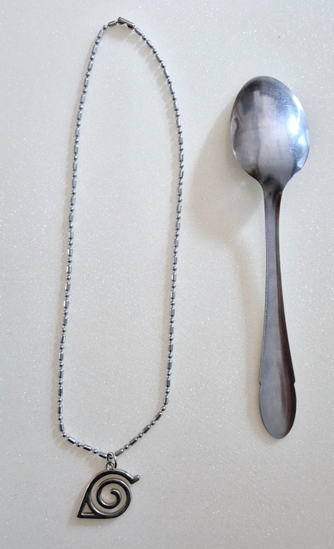 NARUTO Chain & pandent - stainless steel - Rare Naruto collectible ...