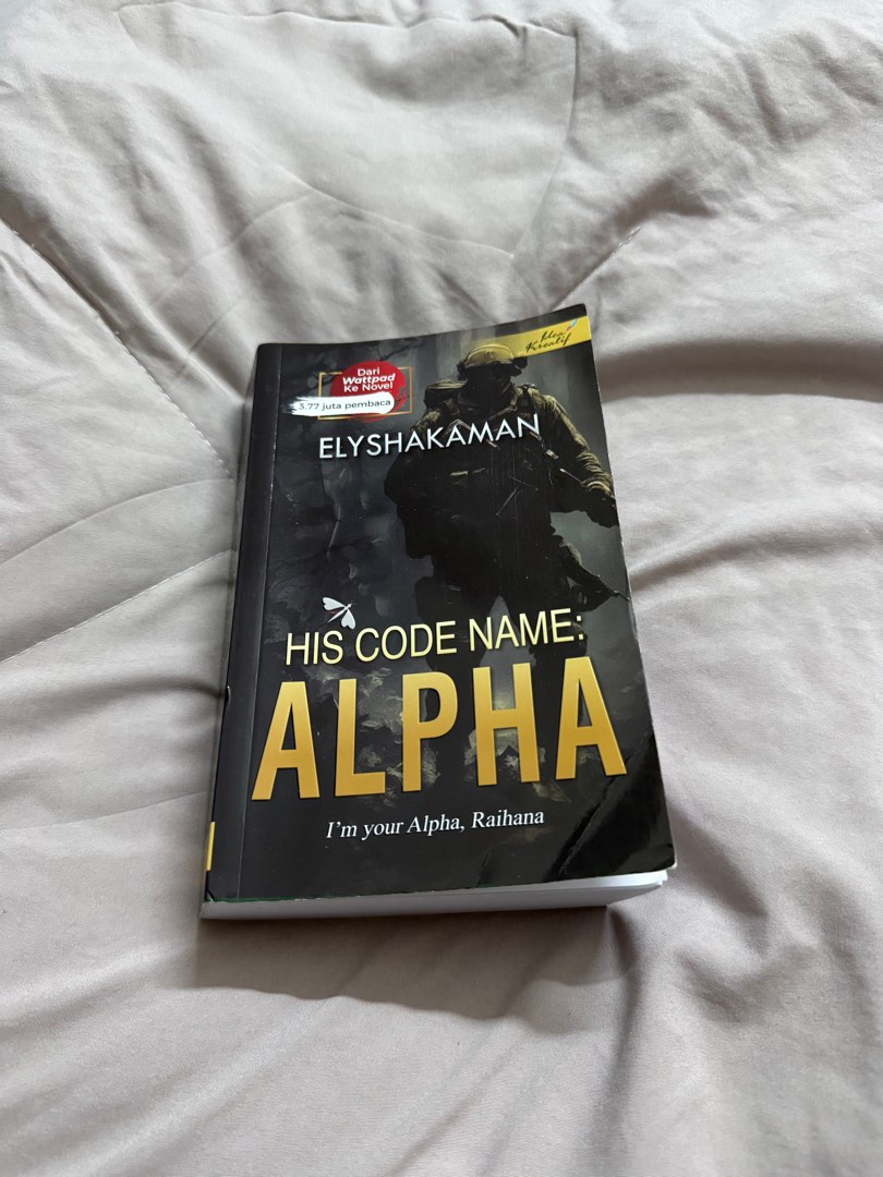 Novel Preloved His Code Name : Alpha by Elyshakaman, Hobbies & Toys ...