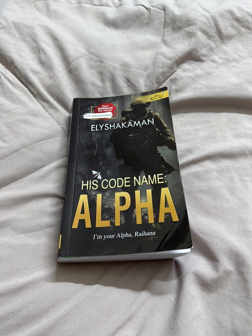 Novel Preloved His Code Name : Alpha by Elyshakaman, Hobbies & Toys ...