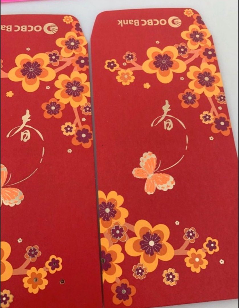 OCBC Bank New CNY Red Packet (each packet is 6 pcs x 1 packet) RM12 ...