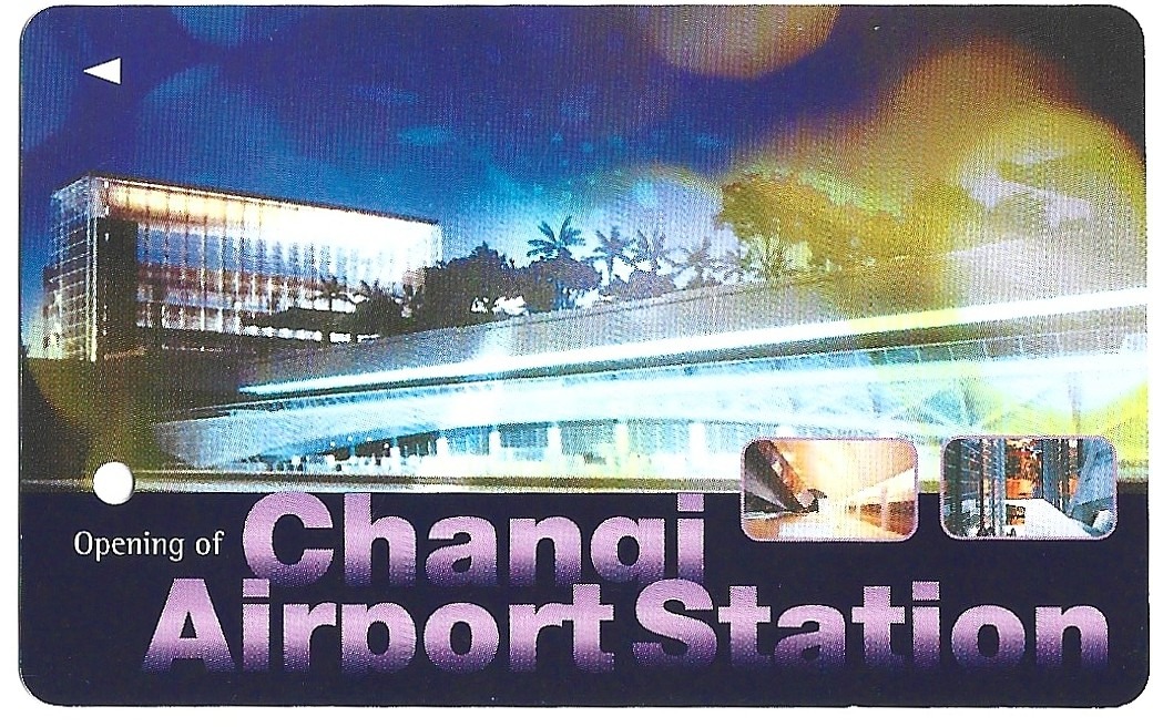 Opening Of Changi Airport Station S'pore SMRT Train Card, Hobbies ...