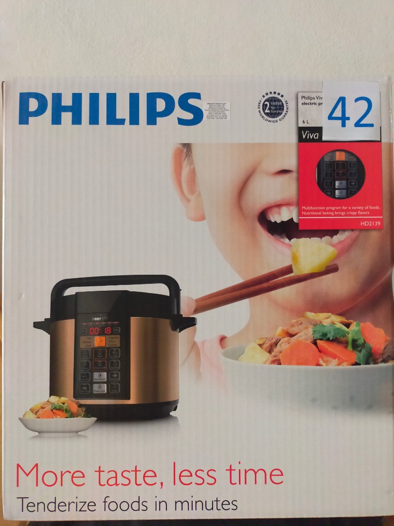 Philips electric pressure cooker, Furniture & Home Living, Kitchenware ...