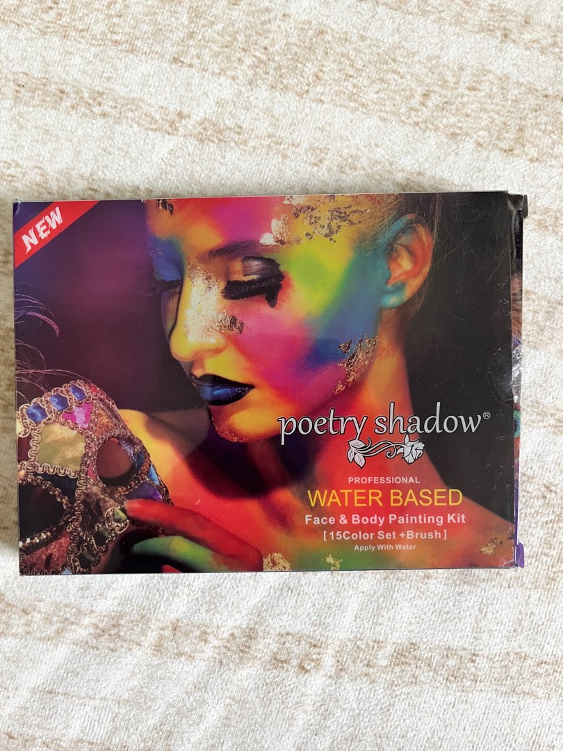Poetry Shadow Water Based Face & Body Painting Kit, Beauty & Personal ...