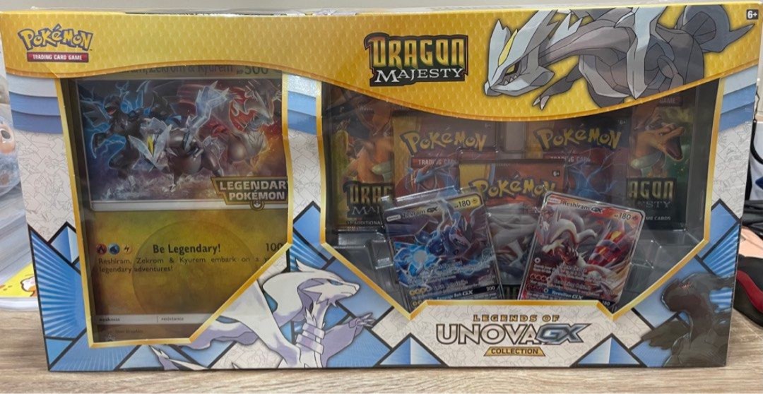 Pokemon TCG Dragon Majesty Legends of Unova GX Collection, Hobbies ...