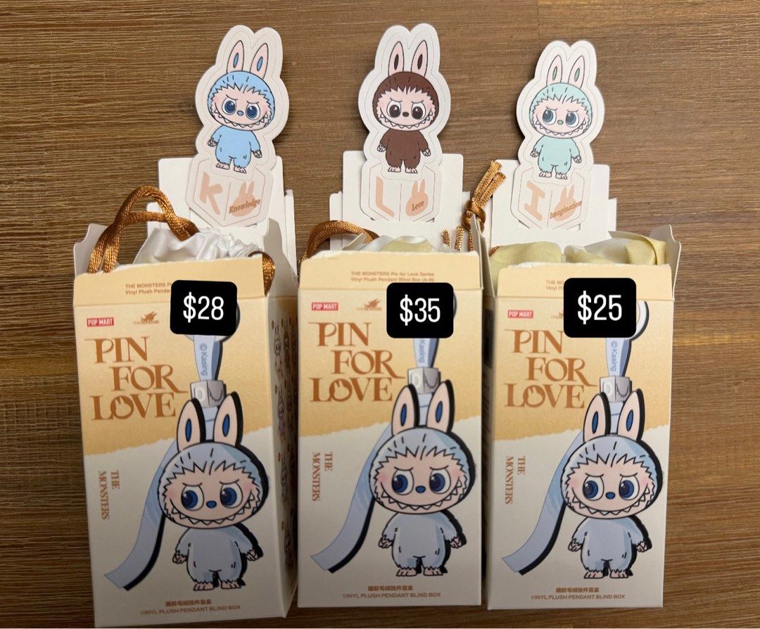 Pop Mart Pin For Love Labubu, Hobbies & Toys, Toys & Games on Carousell