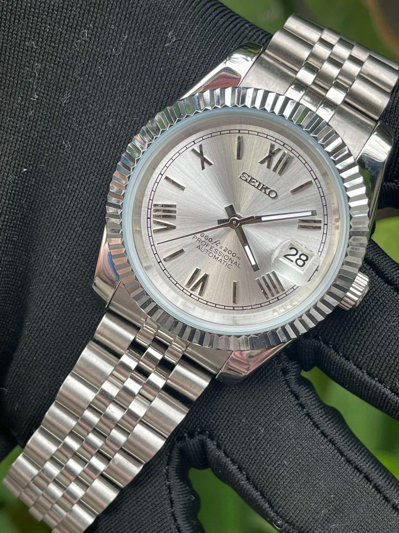 Seiko Mods (DateJust Numeral & Arabic Dial), Luxury, Watches on Carousell