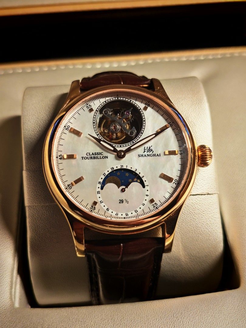 Shanghai Classic Tourbillon Watch, Luxury, Watches on Carousell