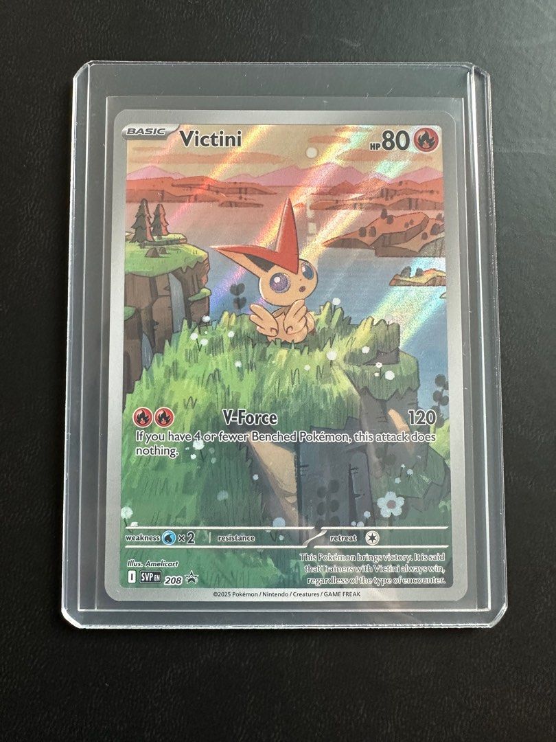 Victini IR Promo Pokemon Black Bolt White Flare, Hobbies & Toys, Toys ...