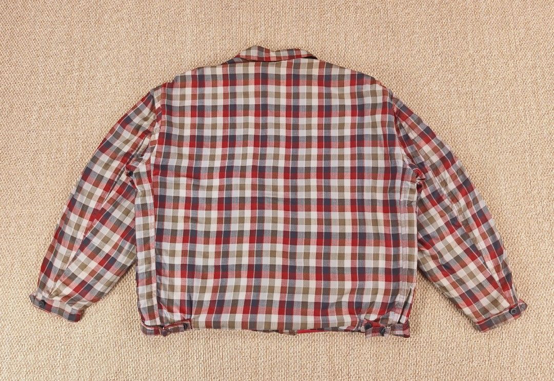 Vintage 1980s Nigel Cabourn Plaid Herringbone Twill Jacket, Men's ...